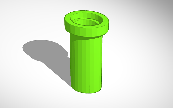 3D design tuberia mario - Tinkercad