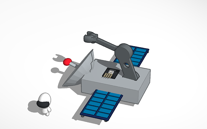 3D design Harvey Beckett Bradbury School Moon Club Competition - Tinkercad