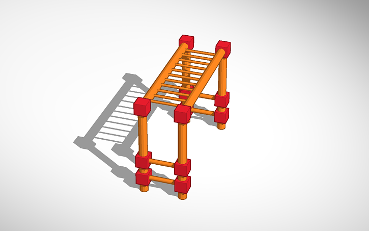 3D design Monkey Bars - Tinkercad