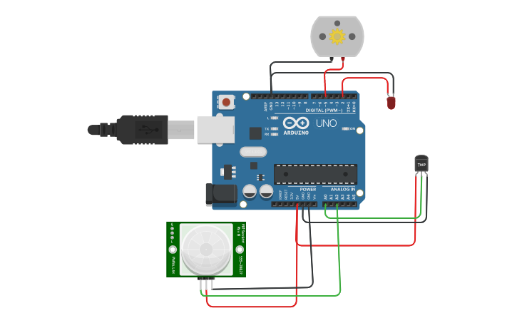 Circuit design Lab 5 Task 1 | Tinkercad