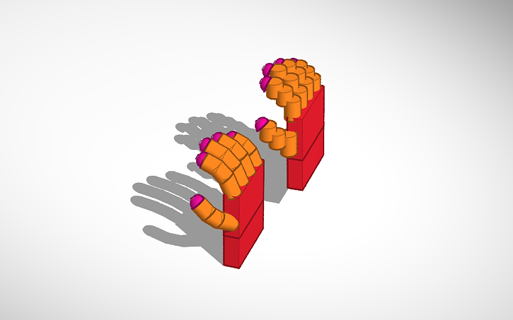 3D design hand | Tinkercad