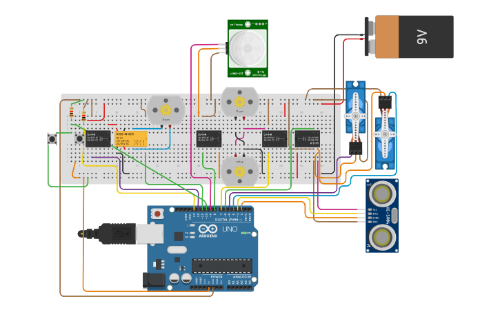 Circuit design Copy of meca meca meca | Tinkercad