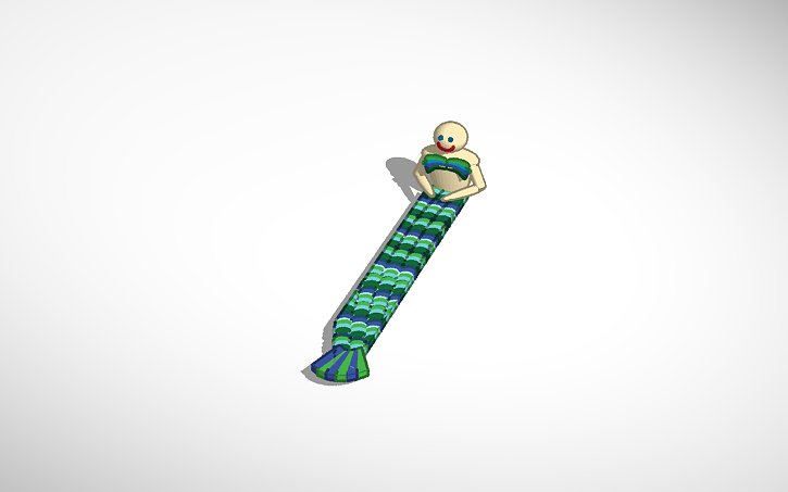 3D design Mermaid - Tinkercad