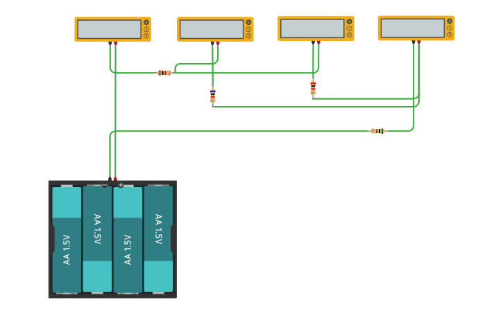 Circuit design Amperímetro - Tinkercad
