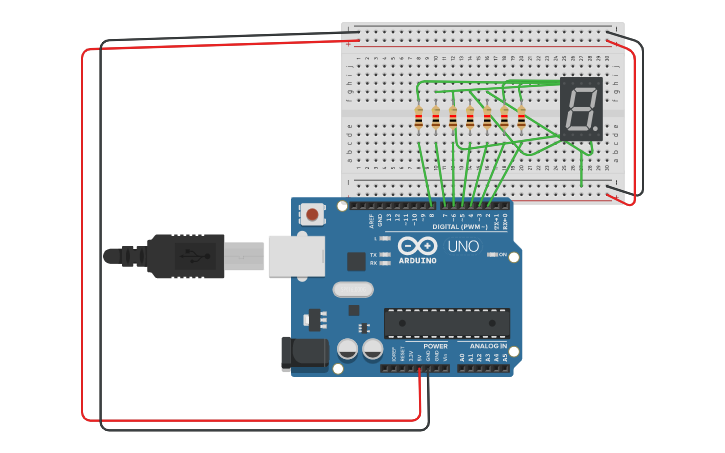 Circuit design Tarefa 7 - Tinkercad