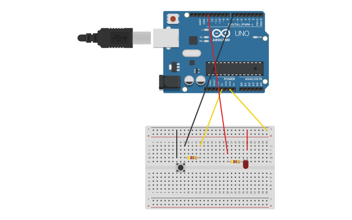 Circuit design Interruptor | Tinkercad
