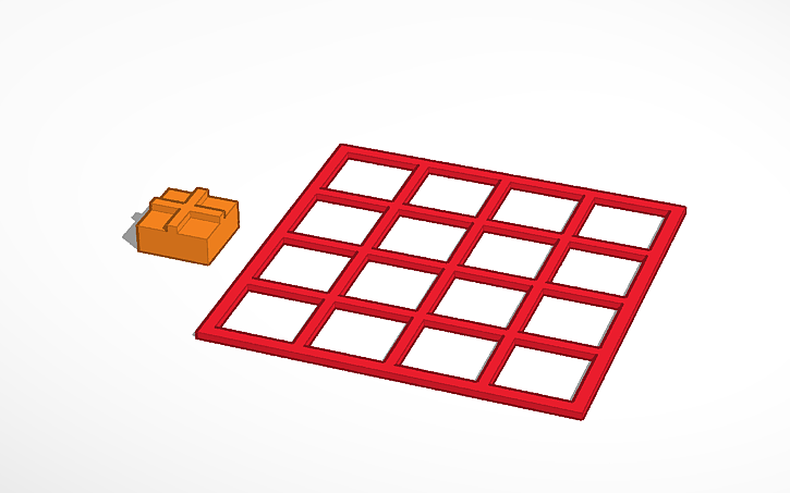 3D design Grid - Tinkercad