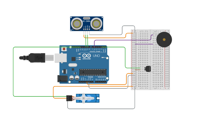 Circuit design Sanitizer-Arduino-Uno - Tinkercad