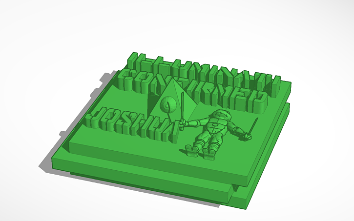 3D design holland puzzel piece joshua | Tinkercad