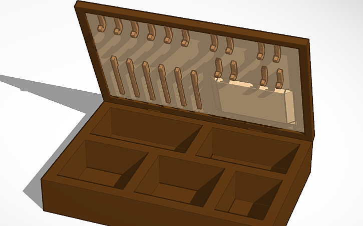 3D design Jewlery Box - Tinkercad