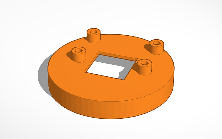 3D design Adapter pro okular (Camera Module 3) - Tinkercad
