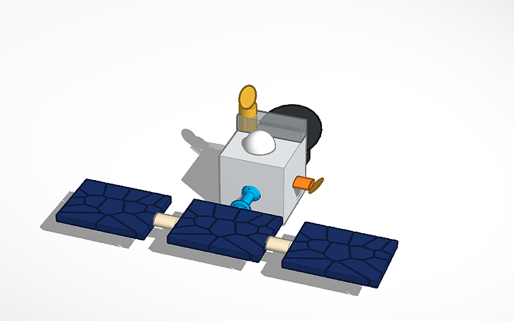3D design Mars Orbiter Mission Spacecraft - Tinkercad