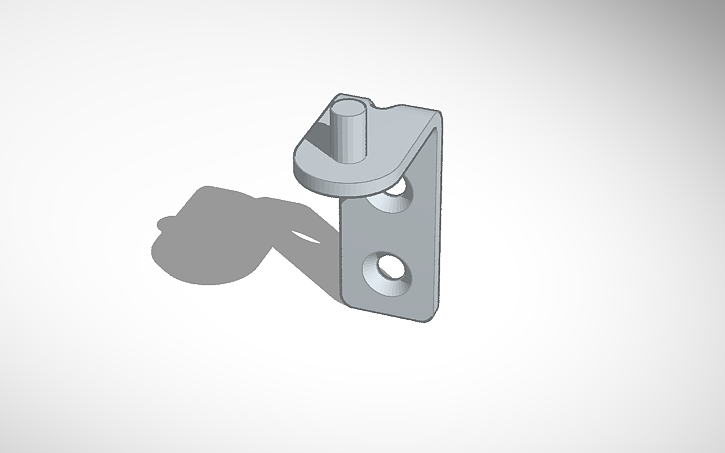 3D design Hook Mount for Fire Extinguisher - Tinkercad