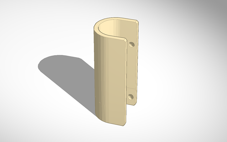 3D design Battery Cover - Tinkercad