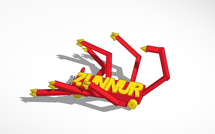 3D design scorpion tag | Tinkercad