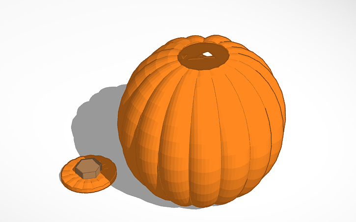 3D design Pumpkin - Tinkercad
