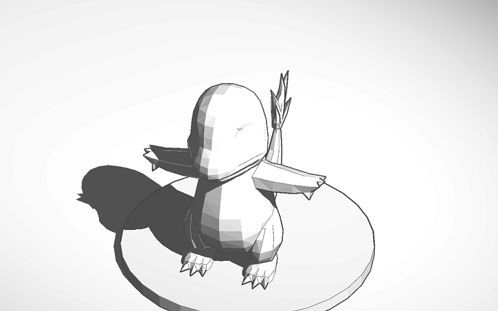 3D design 004 Charmander - Tinkercad