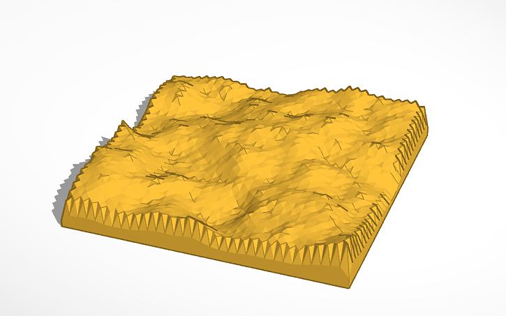 3D design Desert - Tinkercad