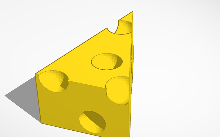 3D design Cheese - Tinkercad