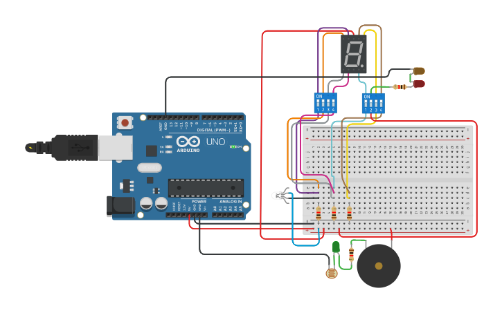 Circuit Design Atividade 7 Eletrônica Tinkercad