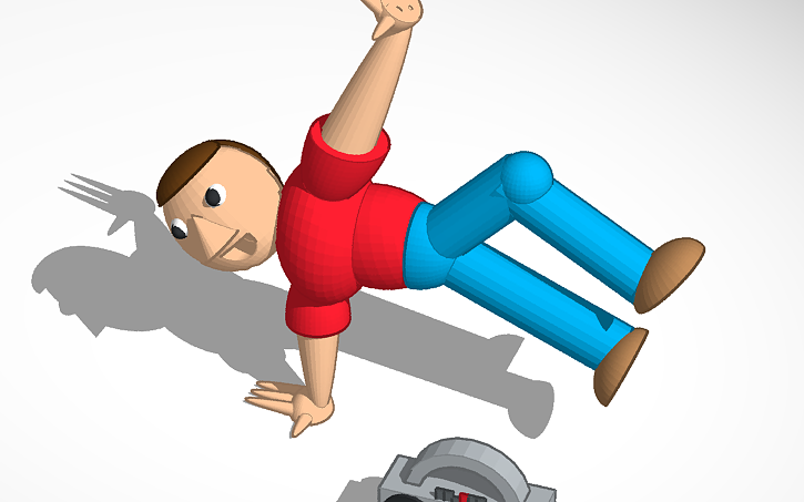 3D design Break dancer - Tinkercad