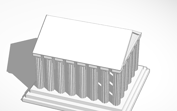 3D design SMALL Parthenon | Tinkercad
