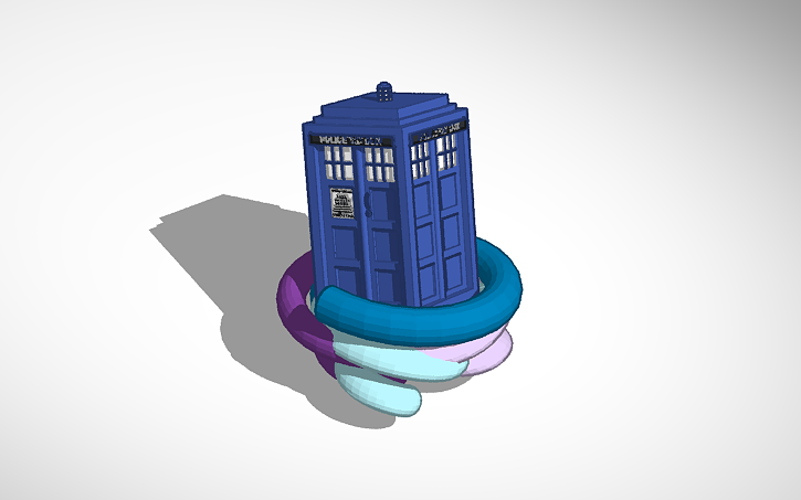 3D design tardis | Tinkercad