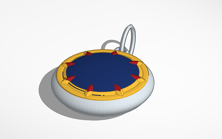 3D design Aldric's Medallion (RPG) - Tinkercad