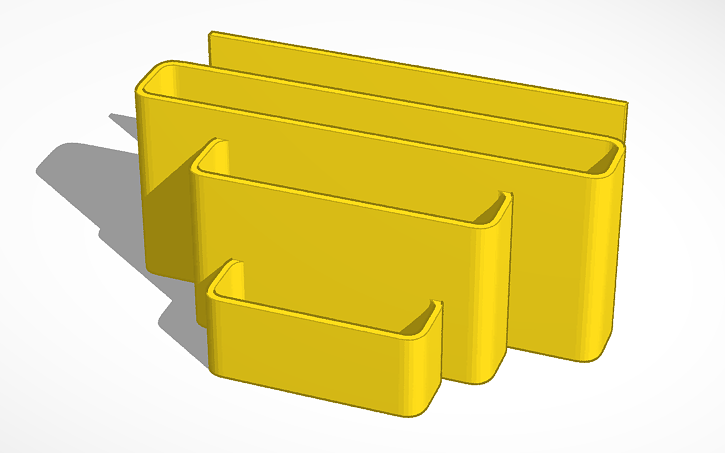 3D design Post-it Holder | Tinkercad