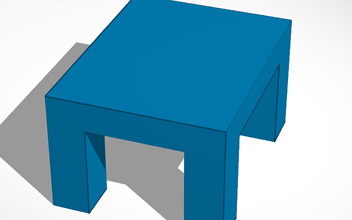 3D design Base Platform - Tinkercad