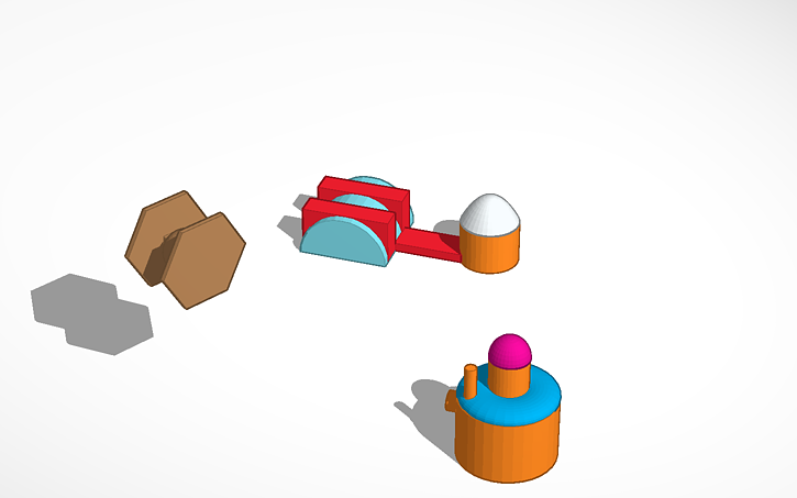 3D design strafing run - Tinkercad