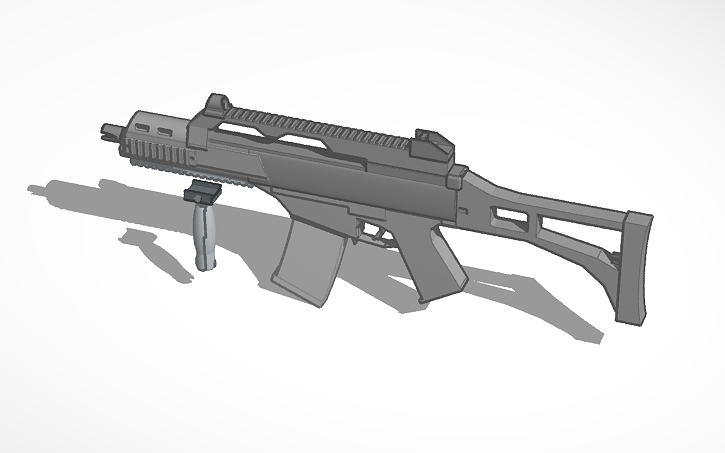 3D design G36C - Tinkercad