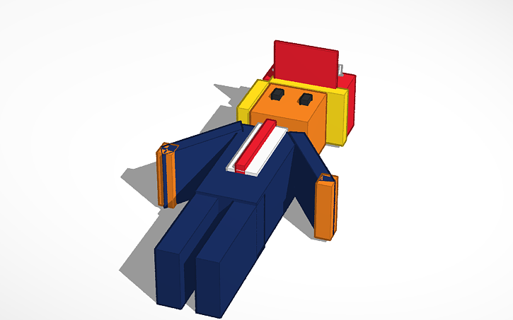 3D design Donald Trump - Tinkercad
