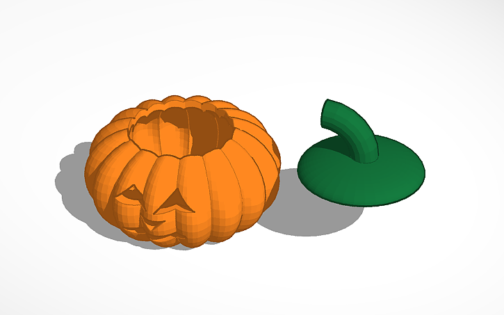 3D design Pumpkin - Tinkercad