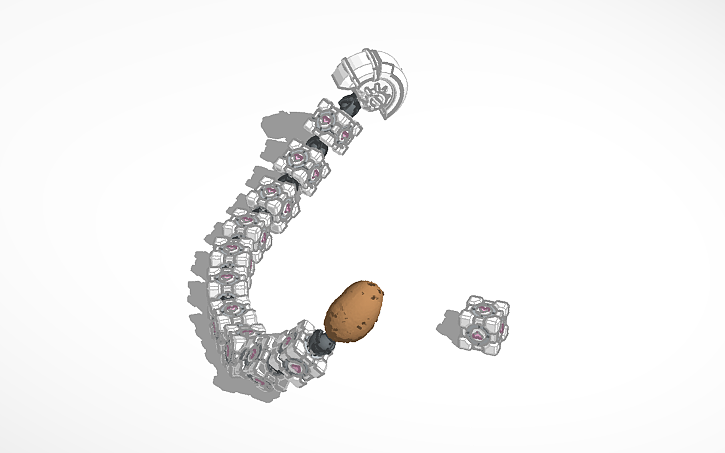 3D design GLADOS Snake - Tinkercad