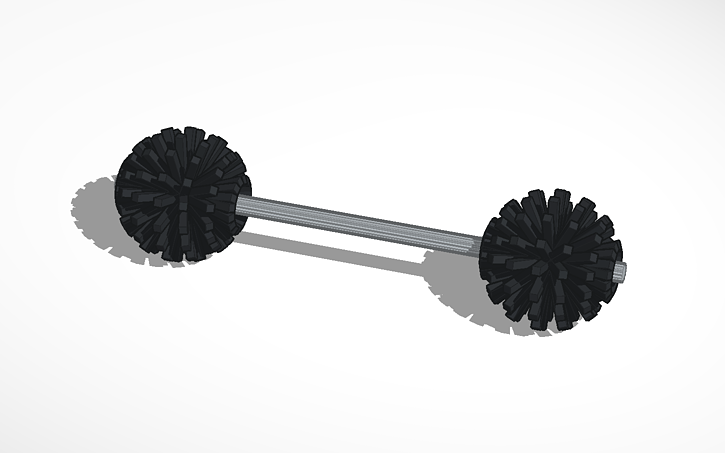 3D design Spike Ball Weight | Tinkercad