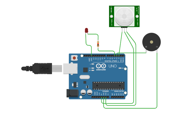 Circuit design intrusion detection - Tinkercad