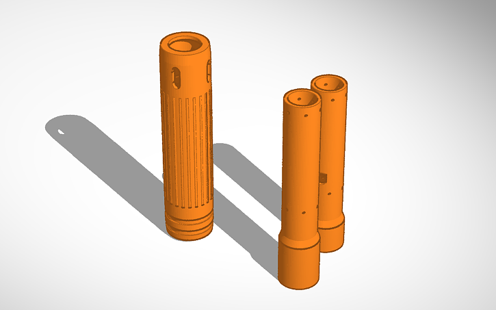 3D design SCAR Barrel for 16mm barrels - Tinkercad