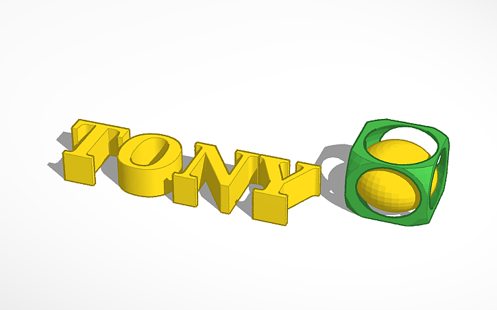 3d Design Practica 10 Tony Tinkercad