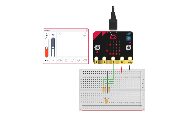 Circuit design Exercise 8 Q12 - Tinkercad