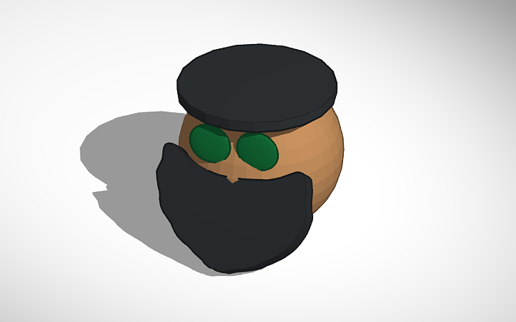 3D design Jermaine's Beard | Tinkercad