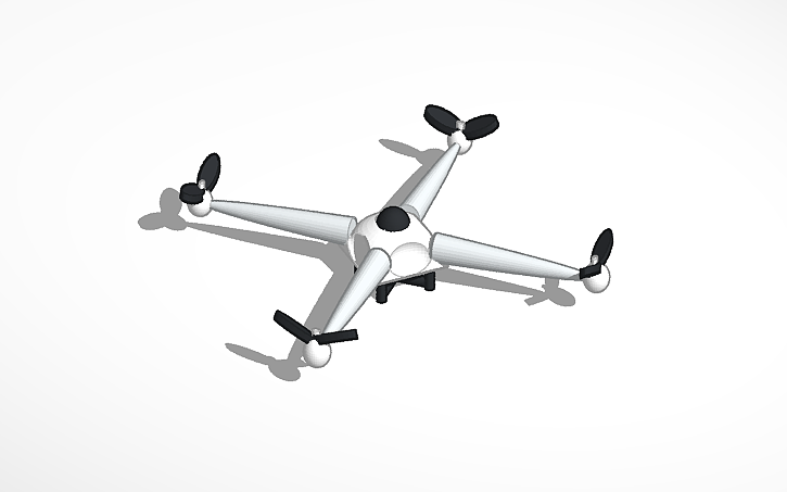 3D design Mini Drone - Tinkercad