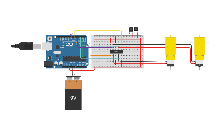 Circuit design Mobot Agility | Tinkercad