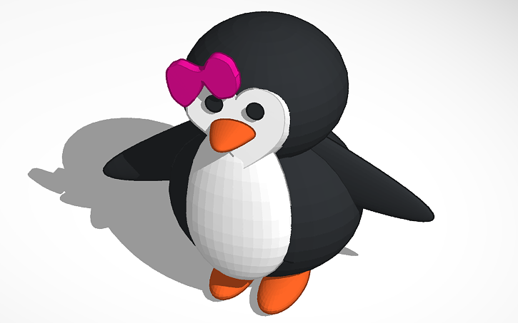 3D design Selfmade Penguin - Tinkercad