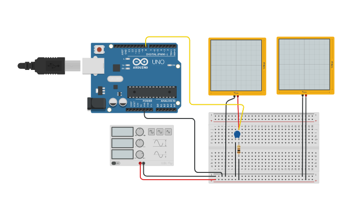 Circuit design Lab7 - parte2 | Tinkercad
