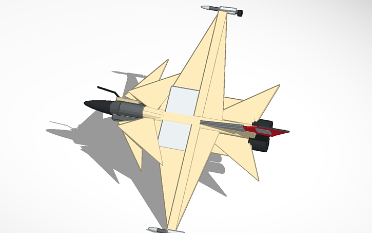 3D design Fighter Jet Mk.1 | Tinkercad