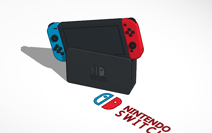 3D design NINTENDO SWITCH - Tinkercad