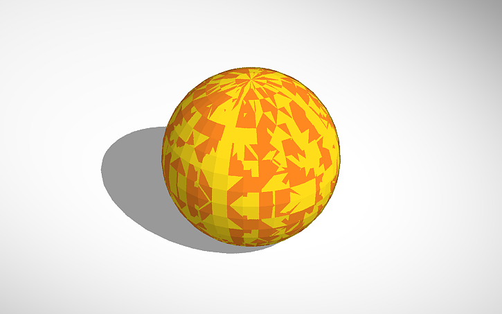 3D design sun - Tinkercad