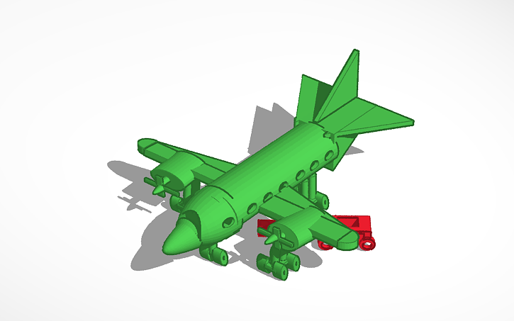 3D design air jet - Tinkercad