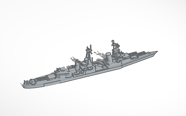 3D design USS Indianapolis | Tinkercad